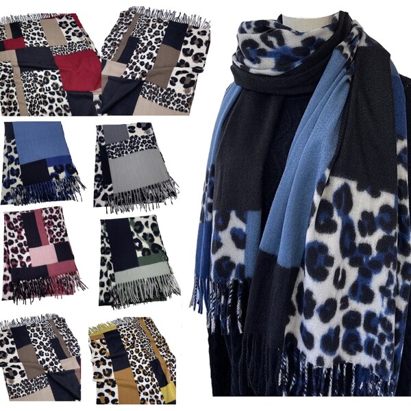 Leopard Print Scarf - Etsy