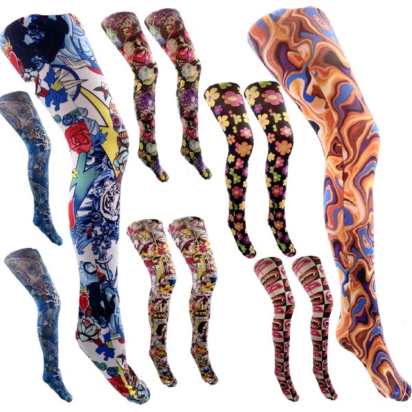 Funky Tights - Etsy