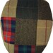 Patchwork Flat Cap Mens Herringbone Check Tweed Wool Newsboy Gatsby ...