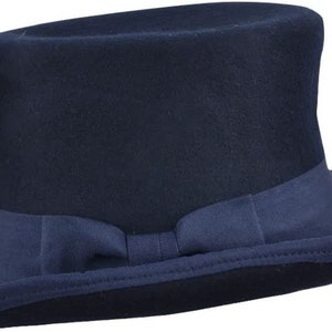Mens Wool Crushable Top Hat Women's Fedora Felt Soft Ribbon Band Bow ...