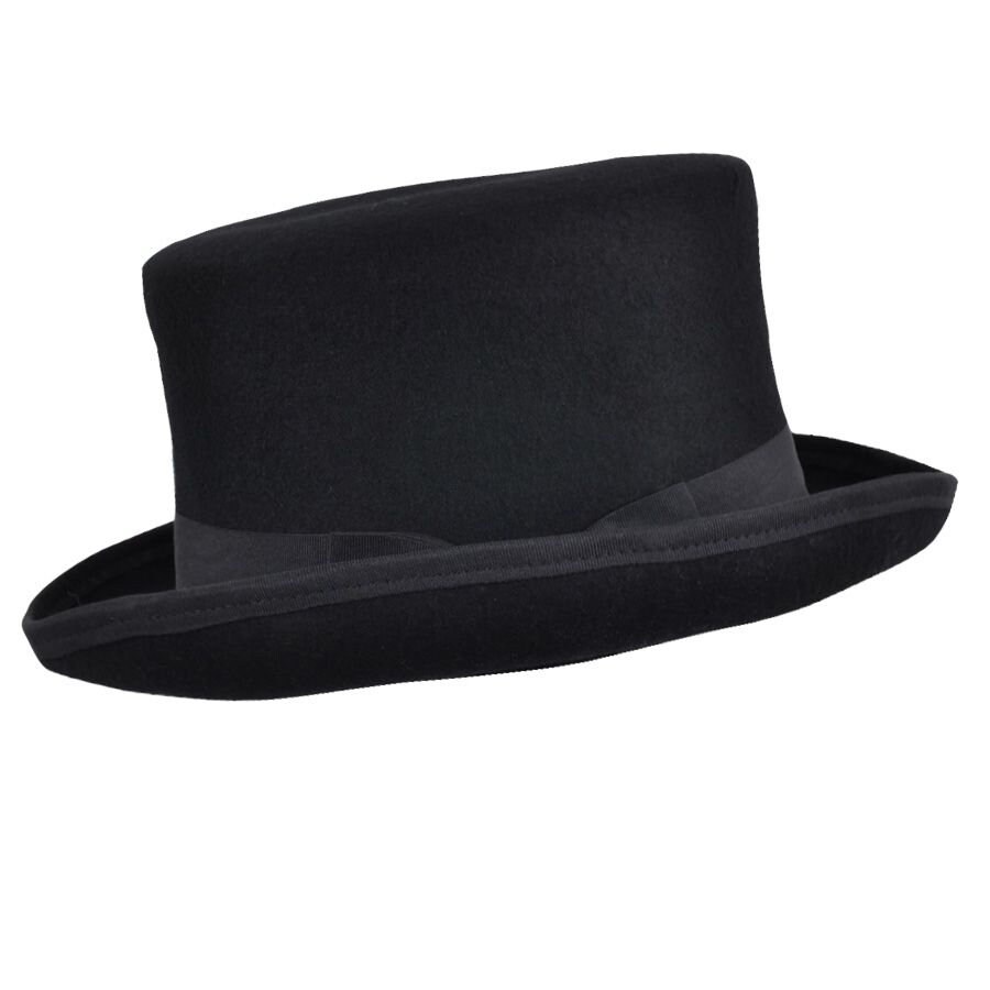 Mens Wool Crushable Top Hat Women's Fedora Felt Soft Ribbon Band Bow ...