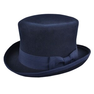 Mens Wool Crushable Top Hat Women's Fedora Felt Soft Ribbon Band Bow ...