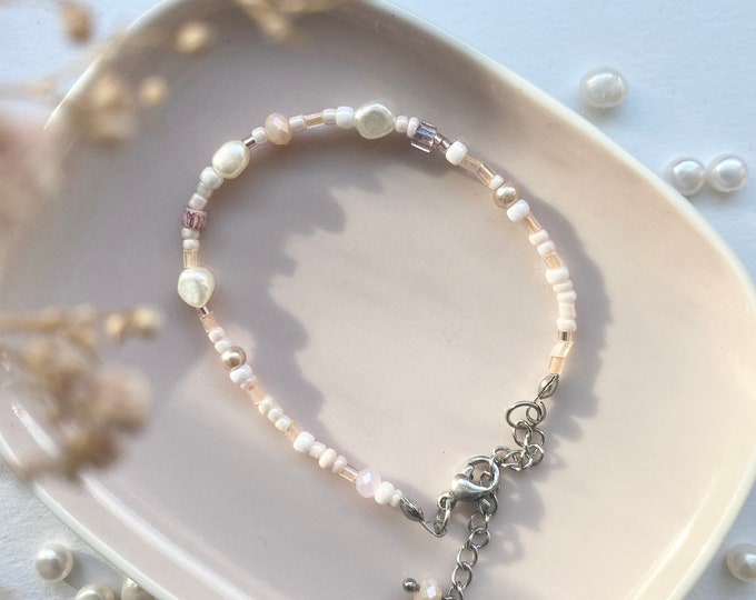 Multi String Perlen Armband, Minimalistische Armband mit ...