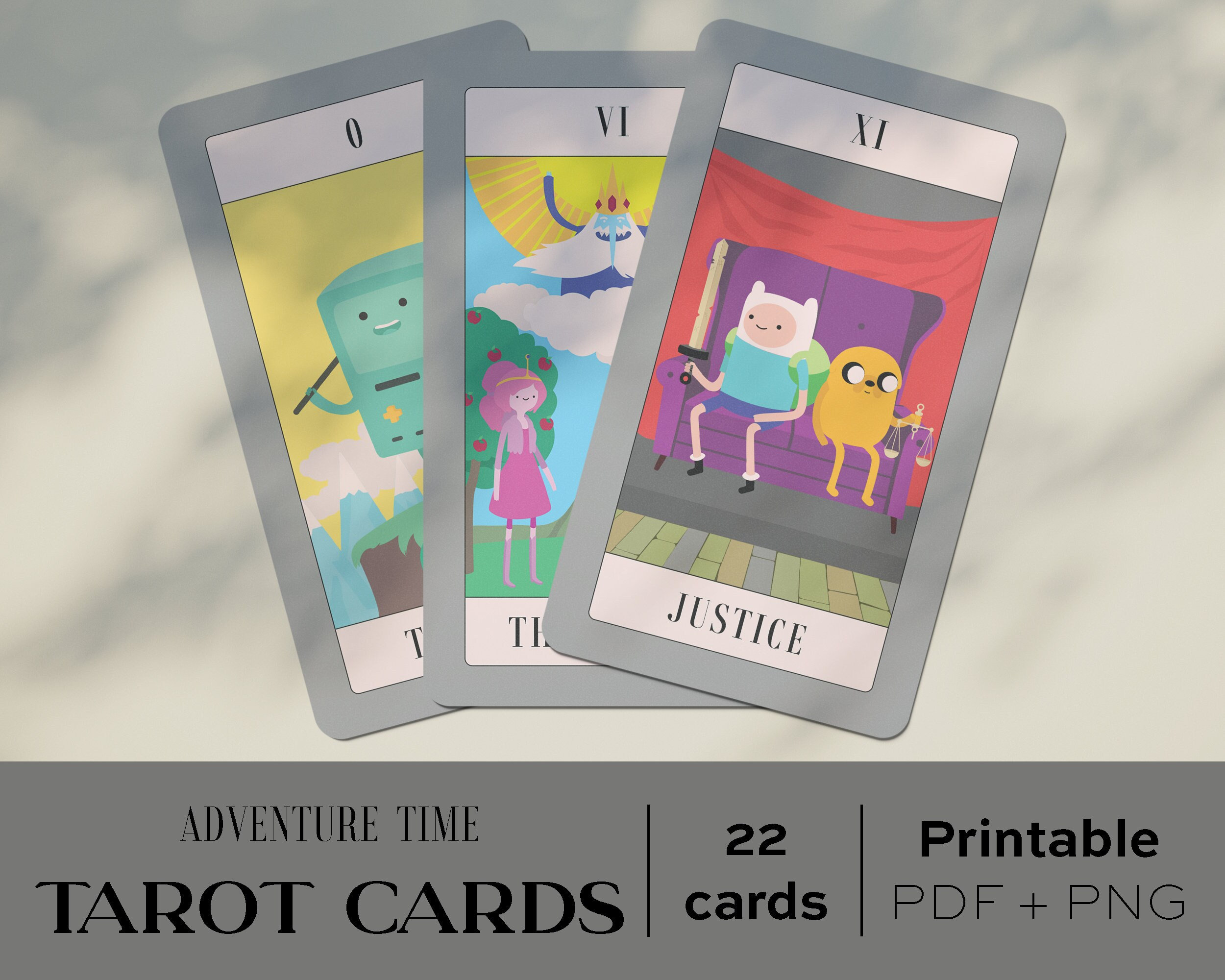 Adventure Time Tarot Cards - PDF Download - Etsy