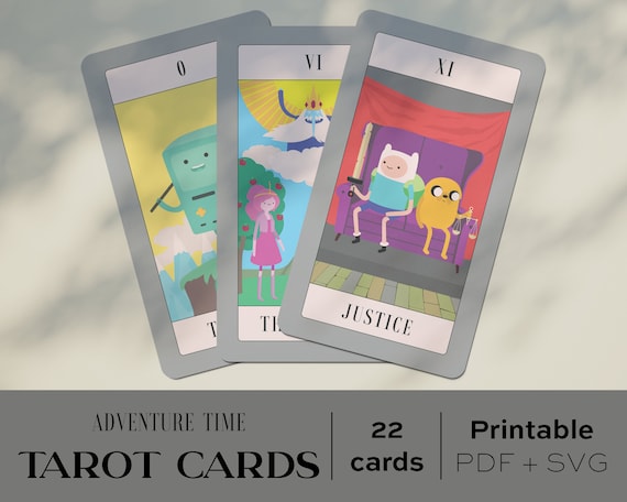 Adventure Time Tarot Cards PDF Download - Etsy