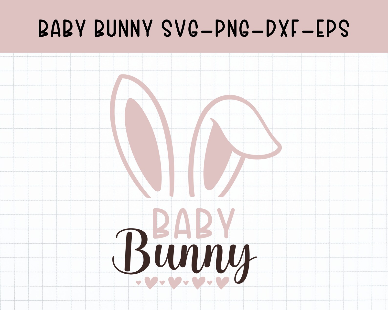 Mama Bunny Svg, Baby Bunny Svg, Easter Bunny Svg. Easter Family Bunny ...