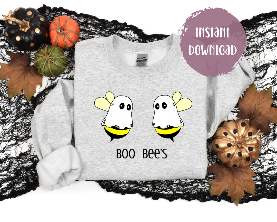 Boo Bees SVG for Sweaters and Shirts | Halloween SVG | Digital Download ...