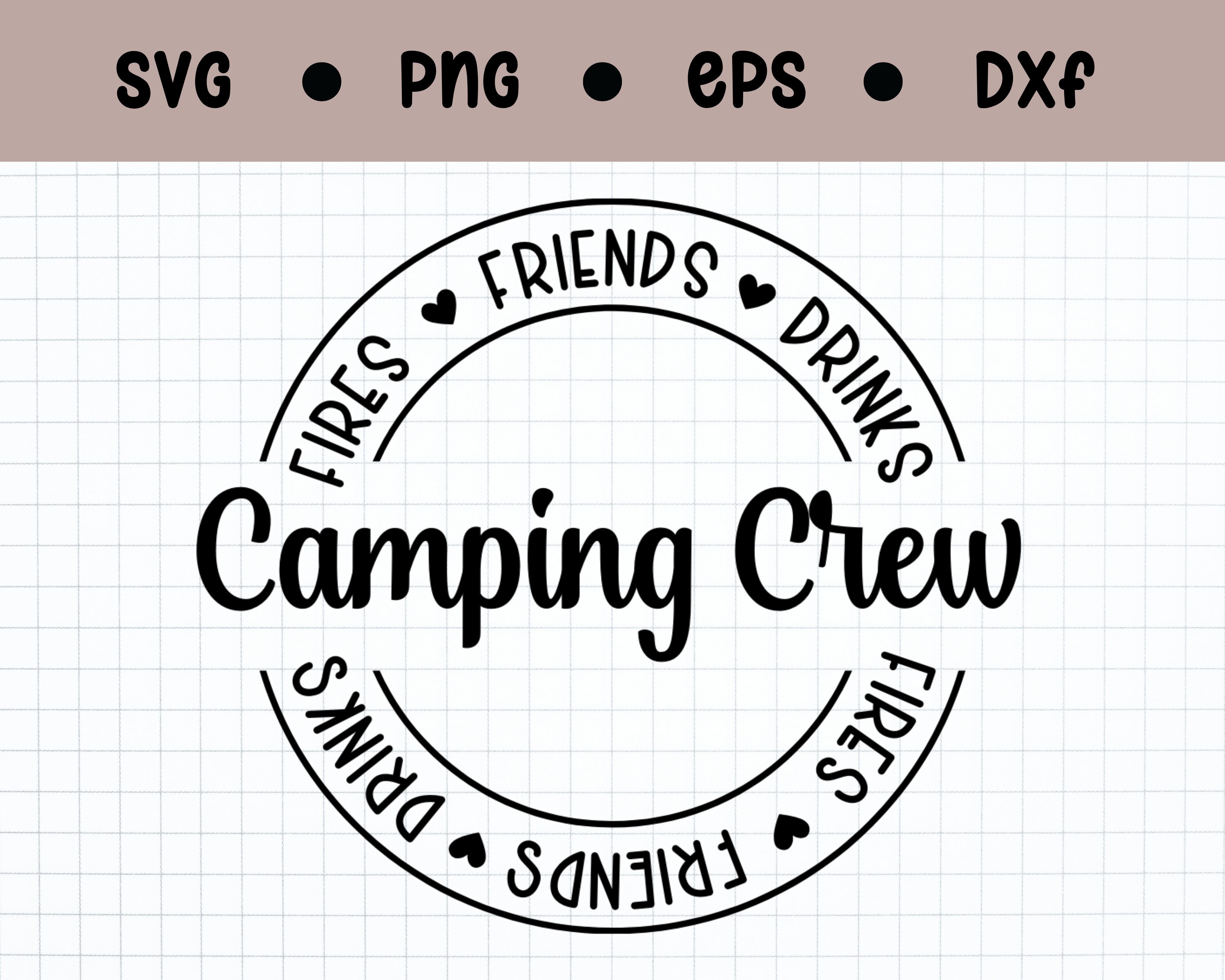 Camping Crew Svg | Camping Shirt Svg | Camp Life Svg | Family Camping ...