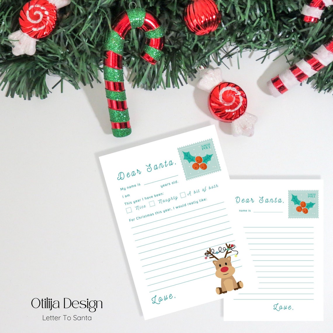 Letter to Santa Printable Letter From Santa Santa Clause - Etsy