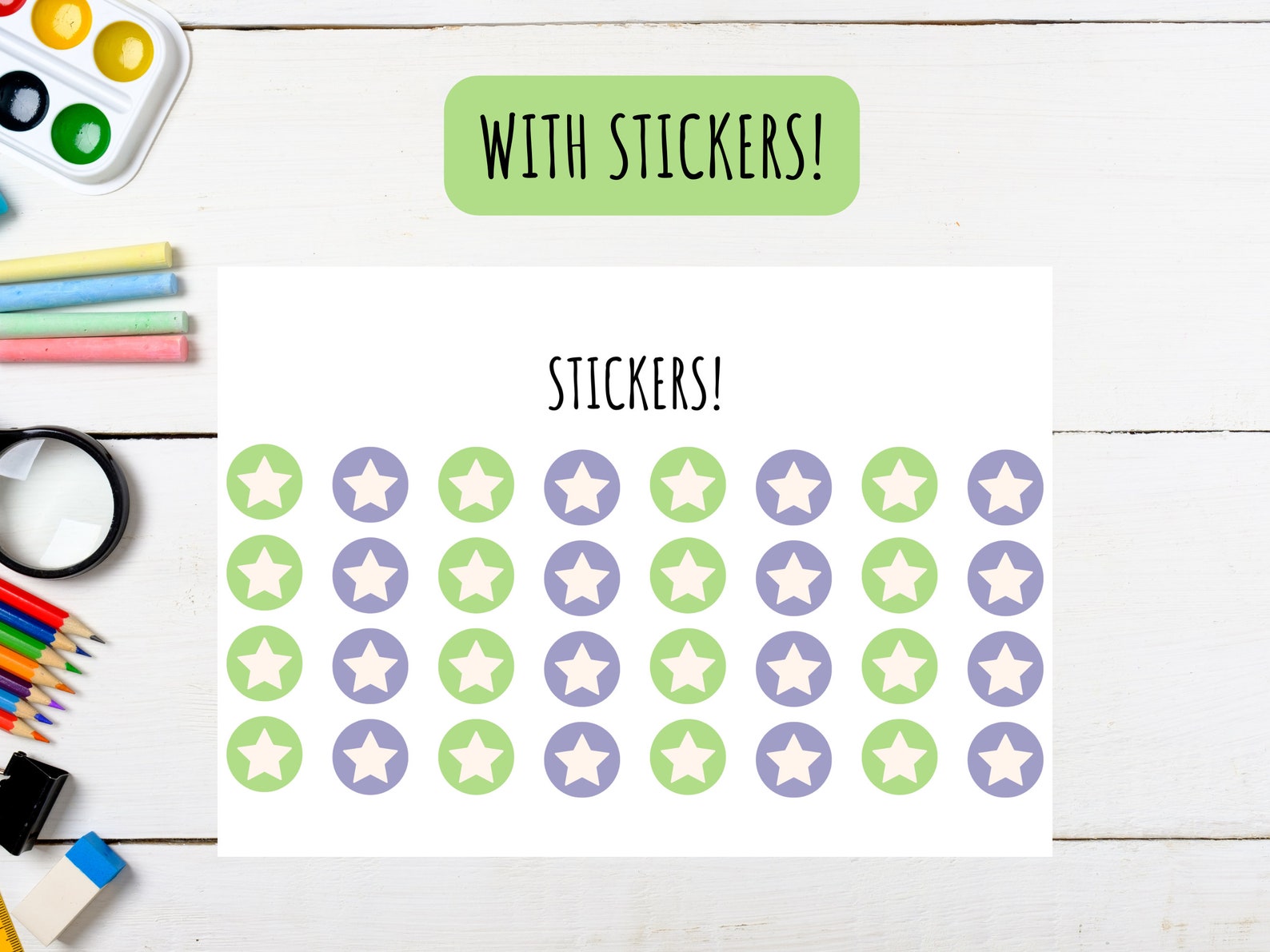 Dinosaur Themed Reward Chart Sticker Reward Chart Boy Girl - Etsy