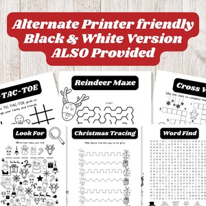 25 Printable Christmas Activities, Printable Bundle, Kids Activities ...