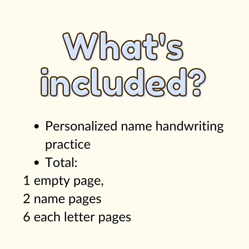 Personalize Name Tracing Template Editable Name Tracing - Etsy