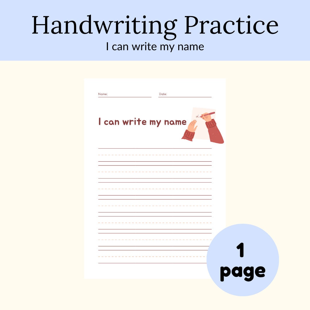 Handwriting Practice Bundle, Printable and Digital Handwriting ...