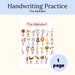 Handwriting Practice Bundle, Printable and Digital Handwriting ...