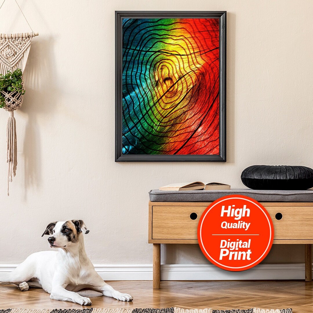 Scream Texture Decor Art Print Minimalist Print Retro Print - Etsy