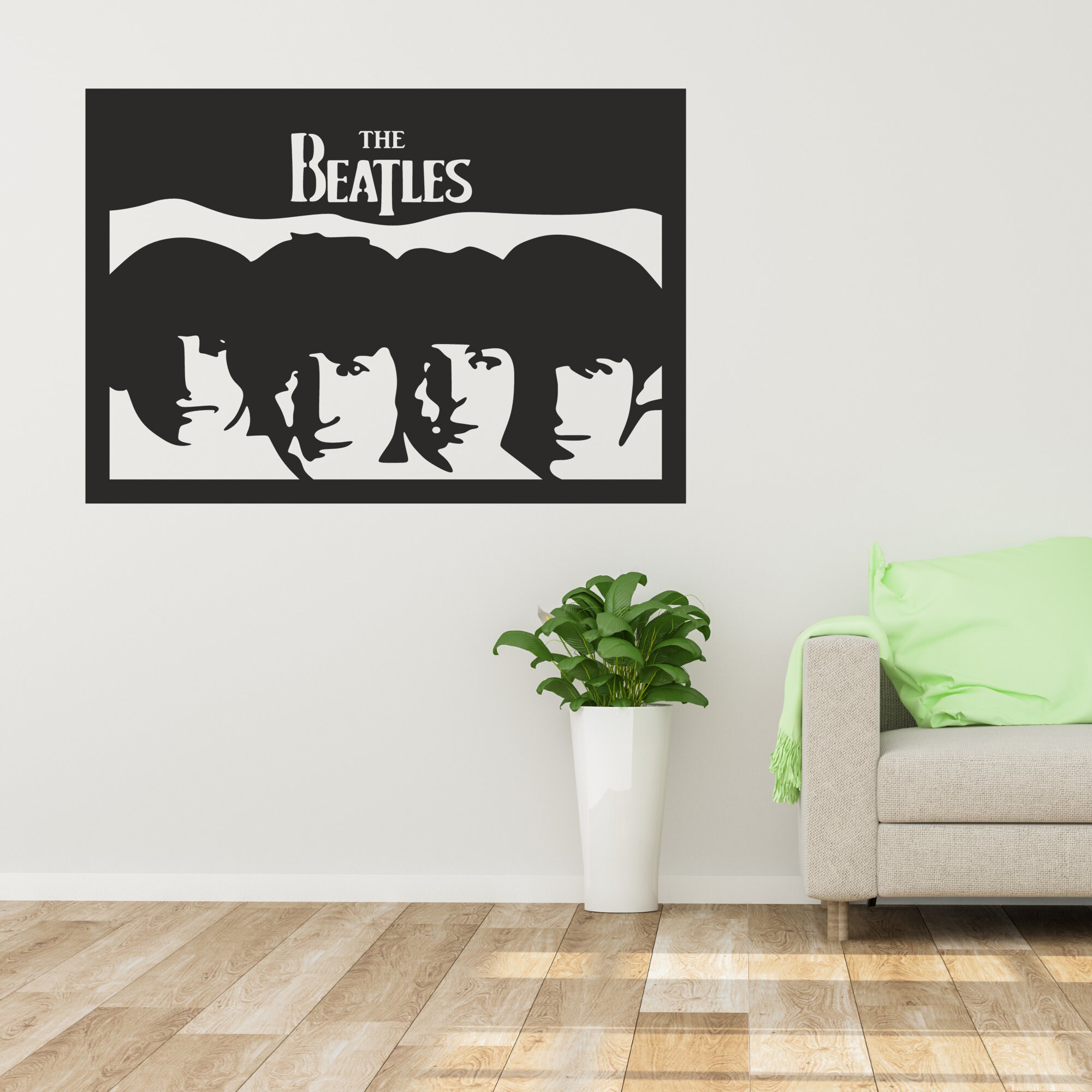 The Beatles,wall Decor Digital Vector Download Laser Cnc Cut Svg Dxf ...