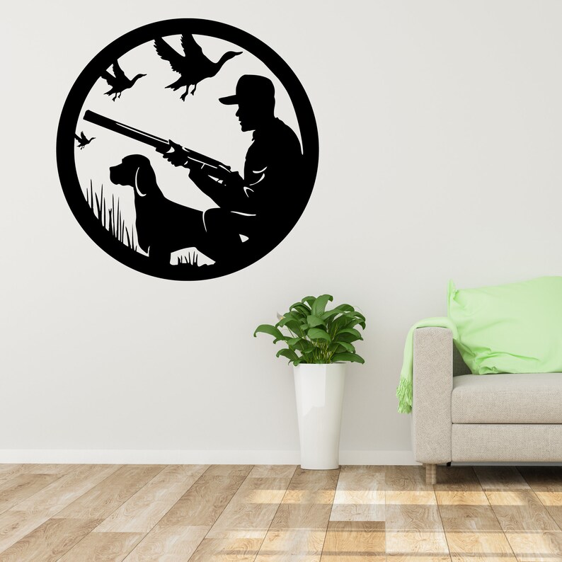 Hunting Wall Art Laser Cut Dxf Svg CNC Router Cutting Vinyl Cut Sticker ...