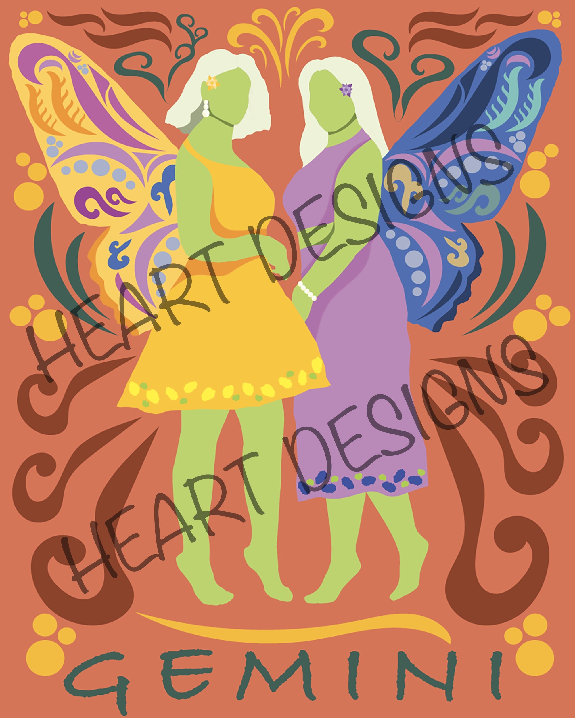 Gemini Butterflies - Etsy