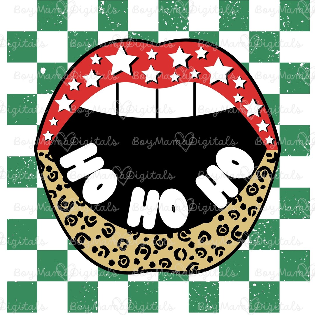 Christmas Mouth PNG, Leopard Christmas Png, Funny Christmas PNG ...