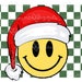 Smiley Santa PNG, Christmas PNG , Christmas Sublimation - Etsy