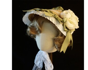 Rococo Straw Hat - Etsy