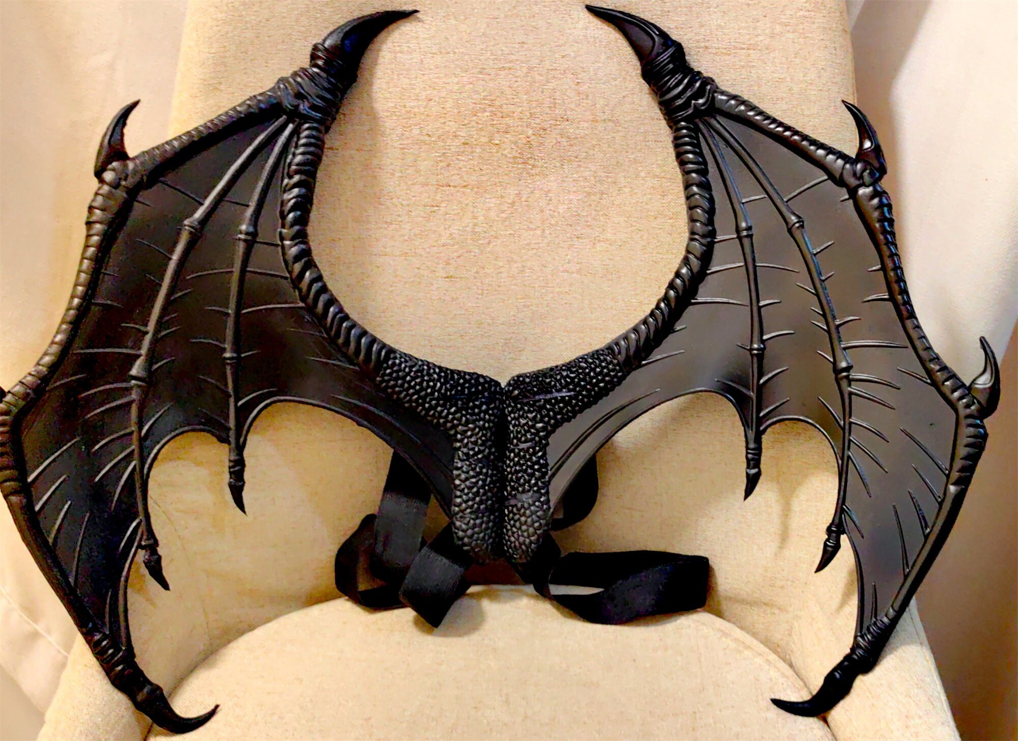 Demon Wings PU Red Demon Wings Black Demon Wings Halloween - Etsy