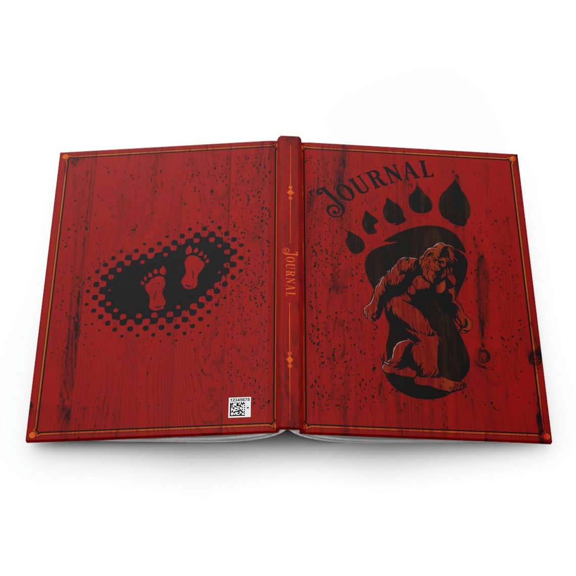 Bigfoot, Sasquatch, Bigfoot Journal, Notebook, Diary, Best Friend Gift ...