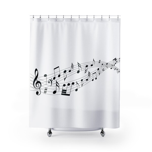 Music Shower Curtain - Etsy