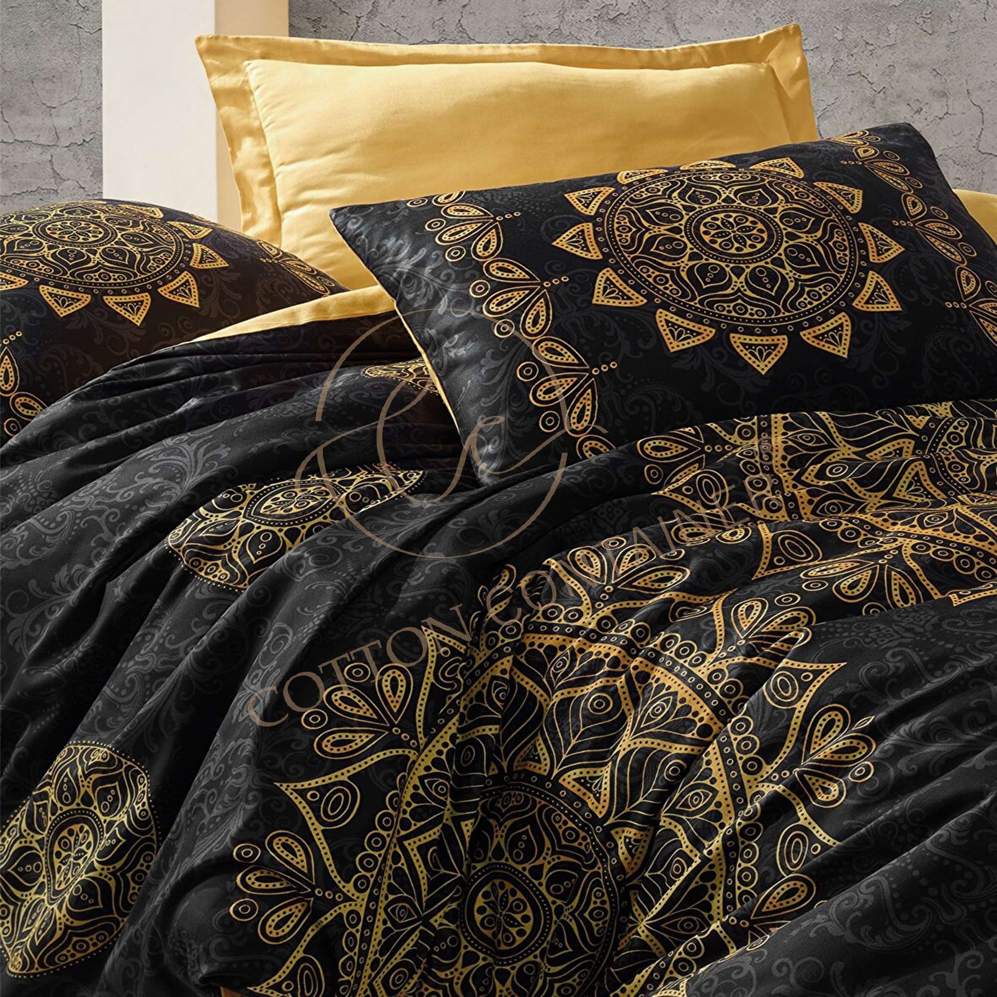 Luxury Duvet Cover Set %100 Satin, Turkish Cotton, Turkish Duvet Cover ...