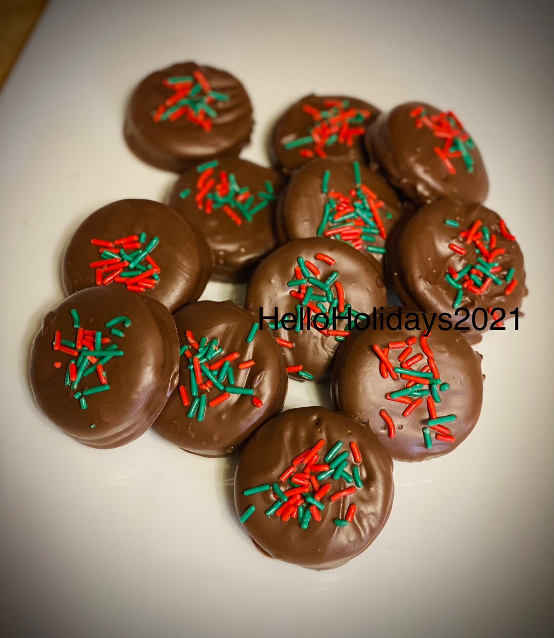 1 Dozen Peanut Butter Ritz Crackers: Made With Almond Bark Chocolate ...