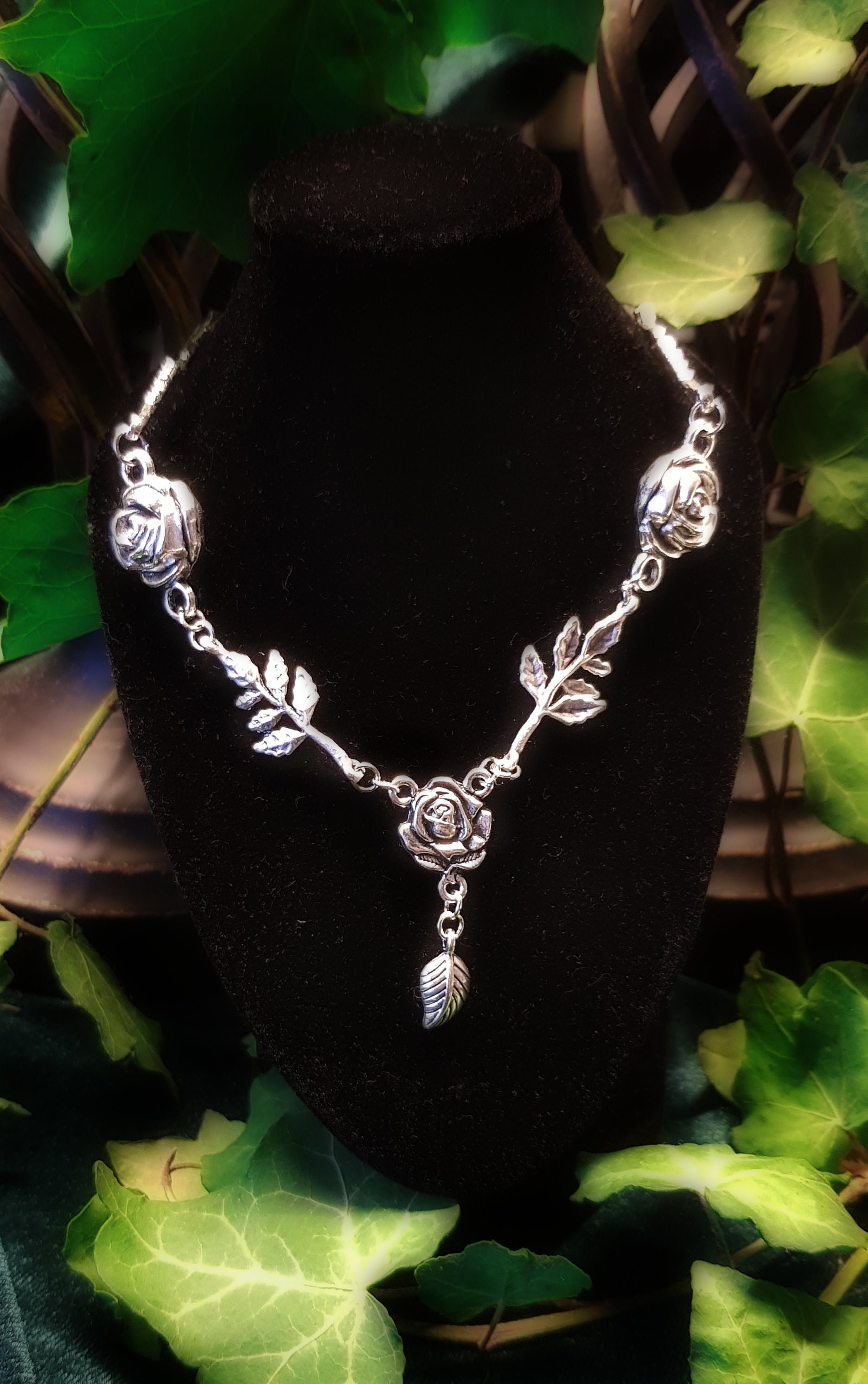 Handmade Antique Silver 'amaranth' Fantasy Elven - Etsy