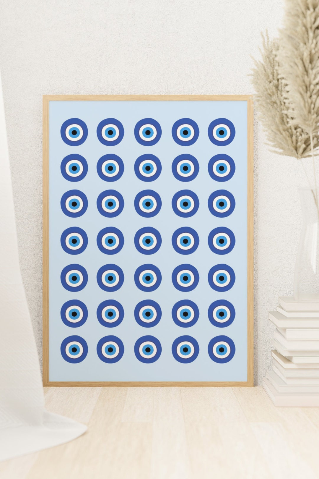 Evil Eye Poster Digital Download Instant Download Art Colorful Digital ...