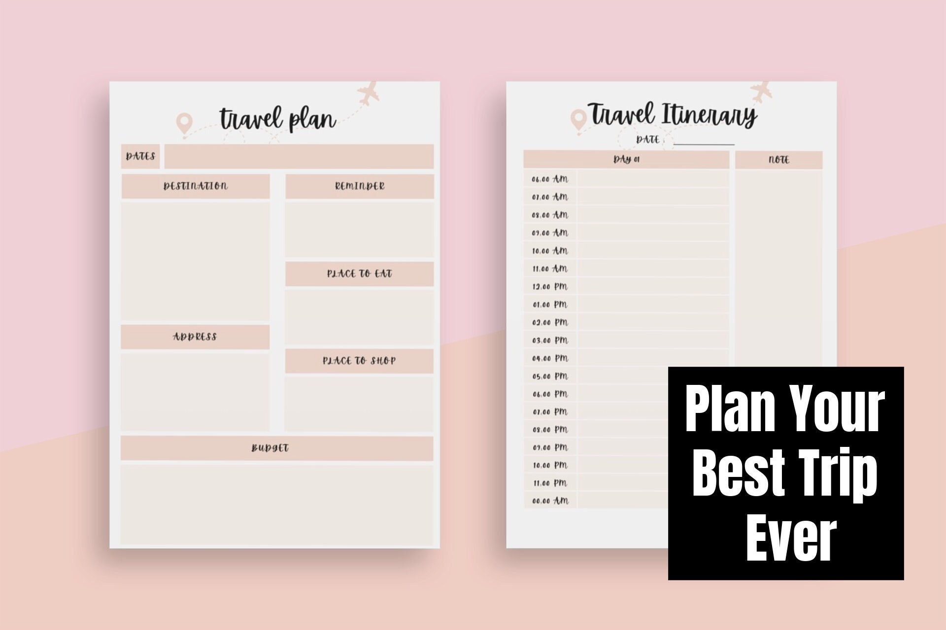 Travel Guide Template Travel Itinerary Template Printable Travel Guide ... Travel Guide Template Travel Itinerary Template Printable Travel Guide ...