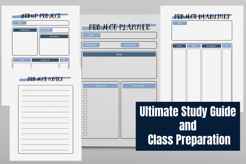 Instant Study Guide Printable Study Guide College Organizer College ...