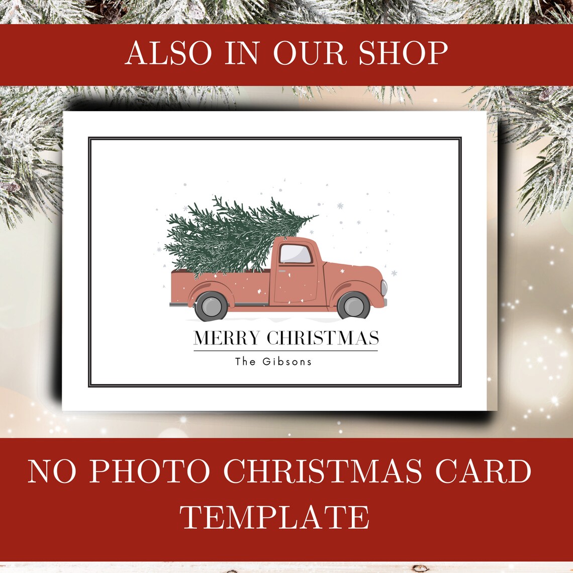 Editable Christmas Cardsinsert Photo Christmas Cardxmas Card - Etsy Canada