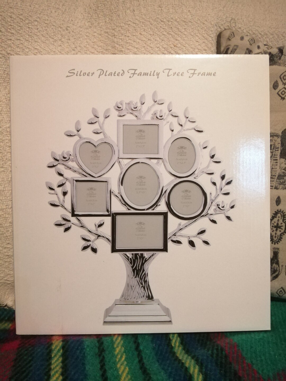 Silver-plated Family Photo Tree - Etsy