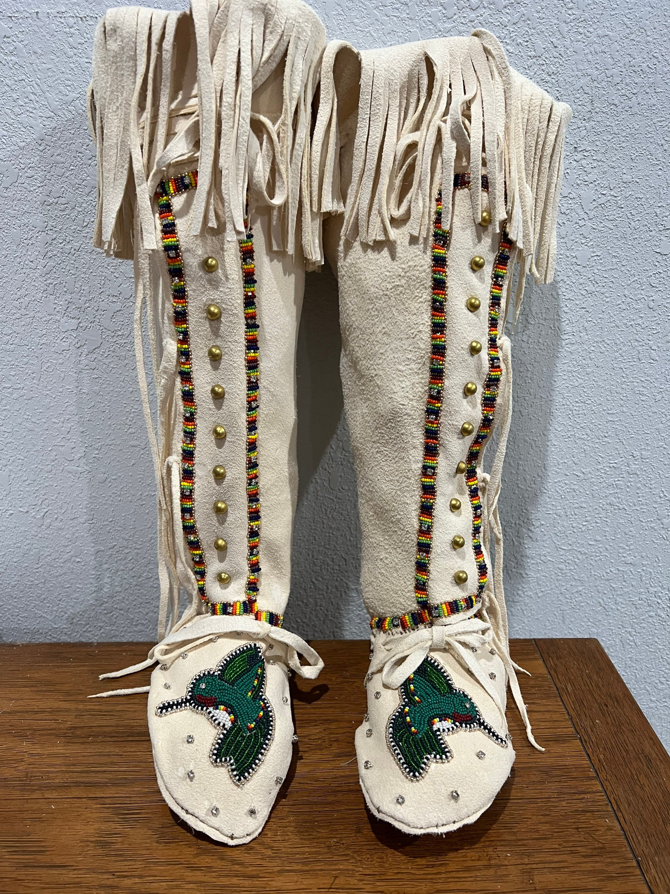 Southern Plains Moccasins - Etsy