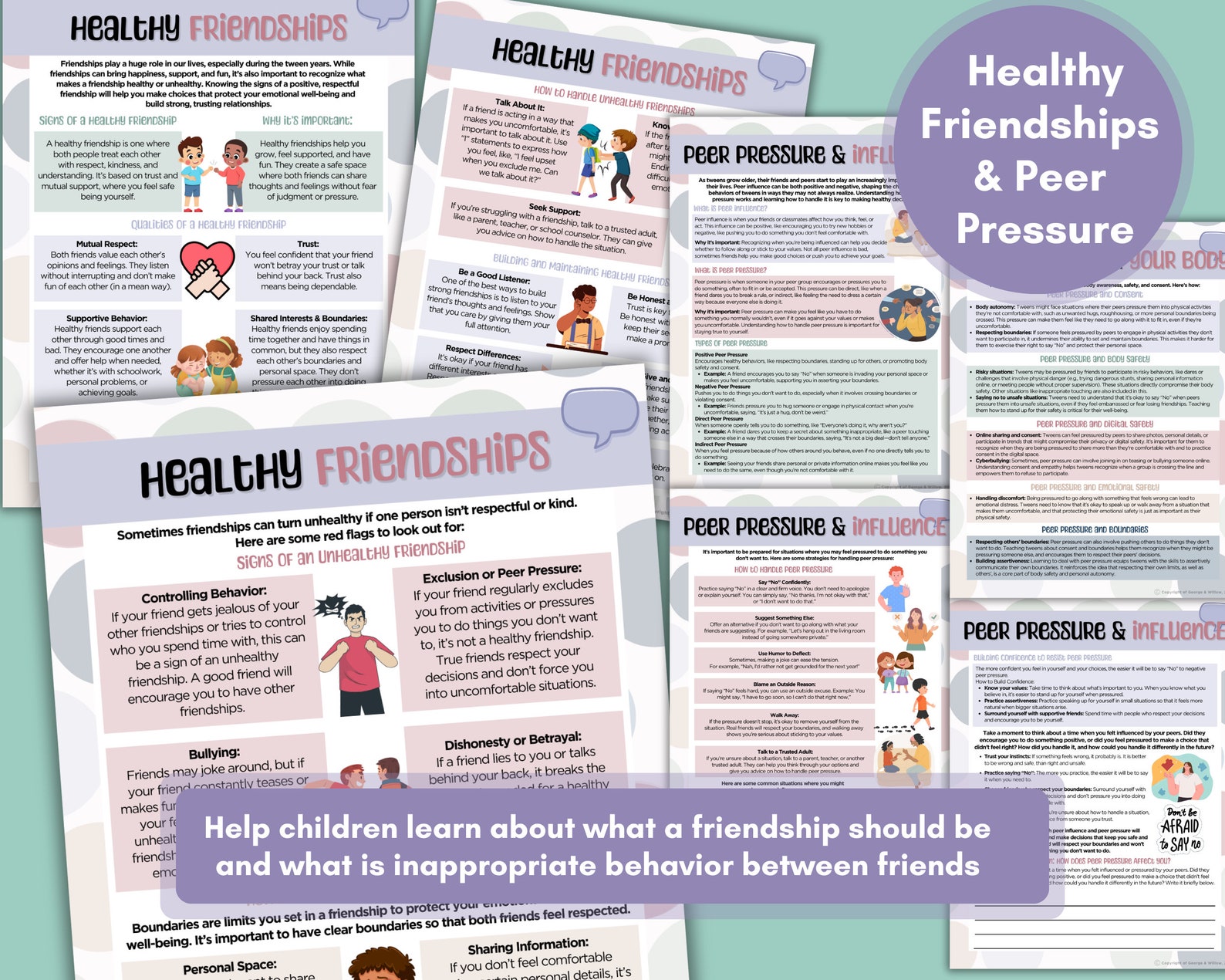 Kids Body Safety Workbook: Boundaries & Consent for Tweens (PDF) - Etsy