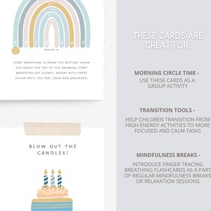 Finger Tracing and Breathing Exercise Calm Down Cards and Posters ...