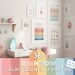 Calm Corner Posters in Rainbow Colors, Therapy Office Decor ...
