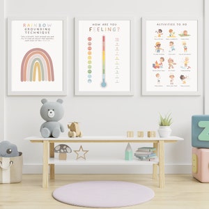 Calming Corner Posters Set of 33, Educational Posters, Kids Calm Corner ...