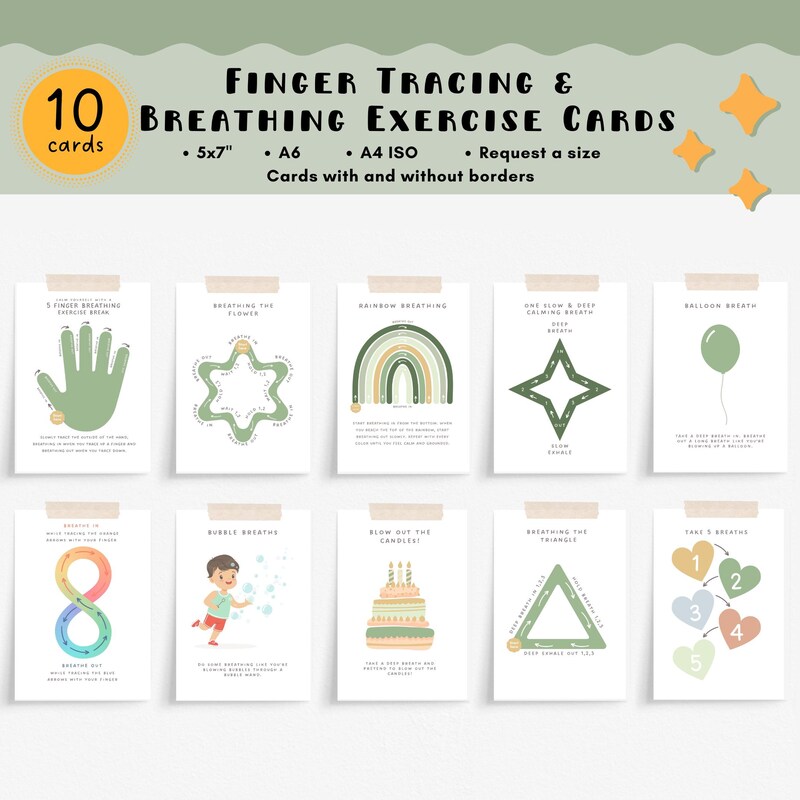 Breathing Cards - Etsy
