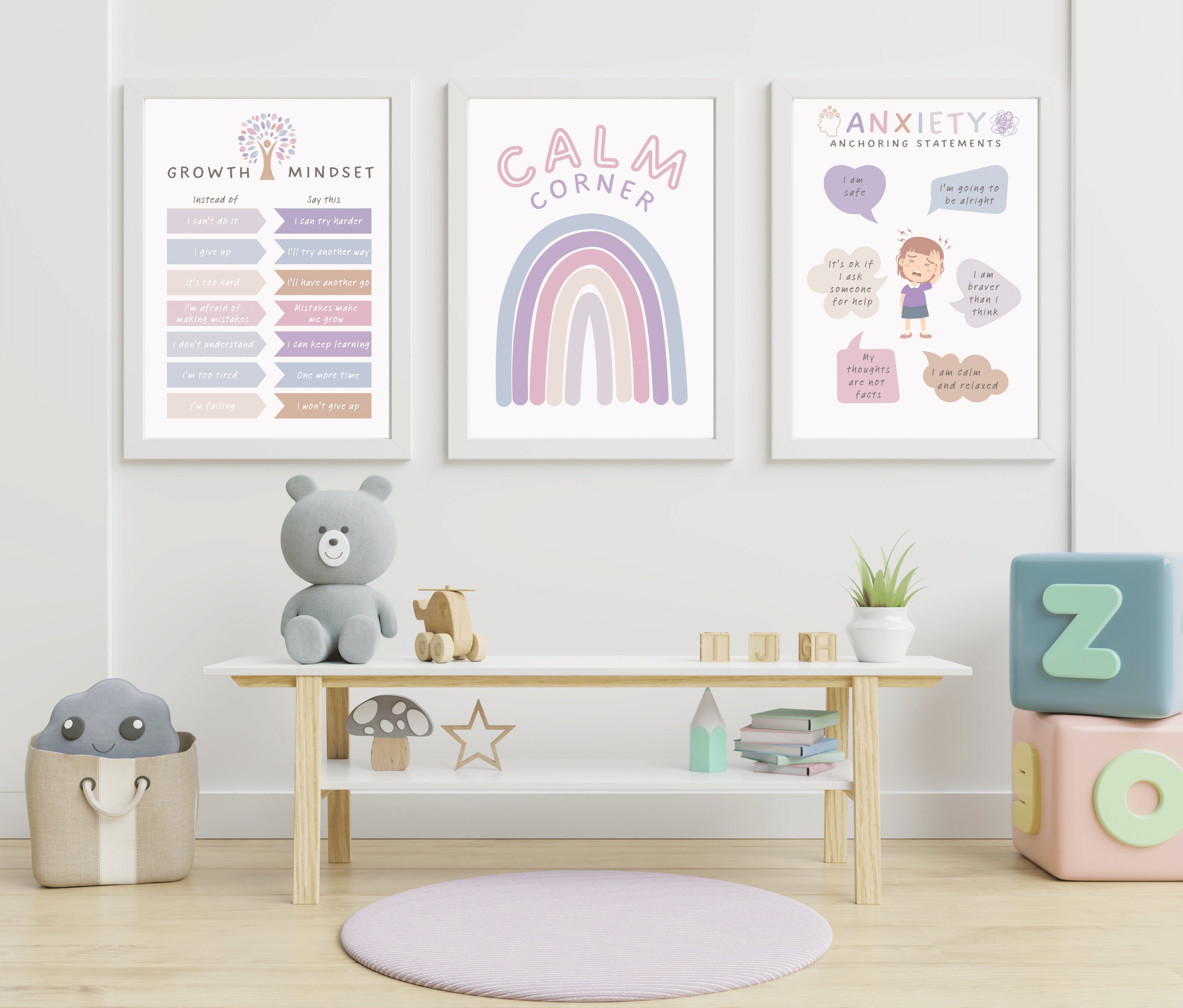 30 Calm Corner Educational Posters Learning Resources Emotional ...