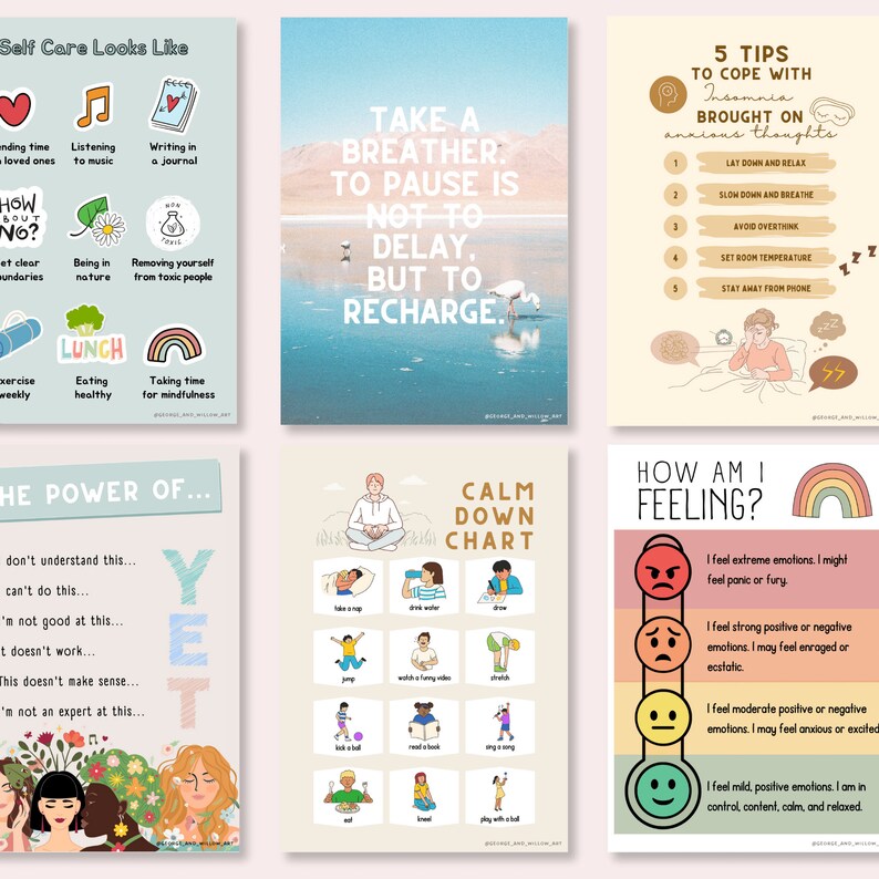 Anxiety Coping Skills Flashcards, Mindfulness Cards, Anxiety Care ...