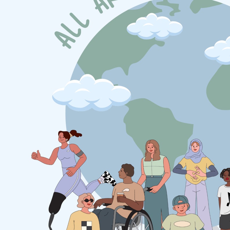 All Are Welcome Here Poster, Inclusion Posters School Counselor, Social ...