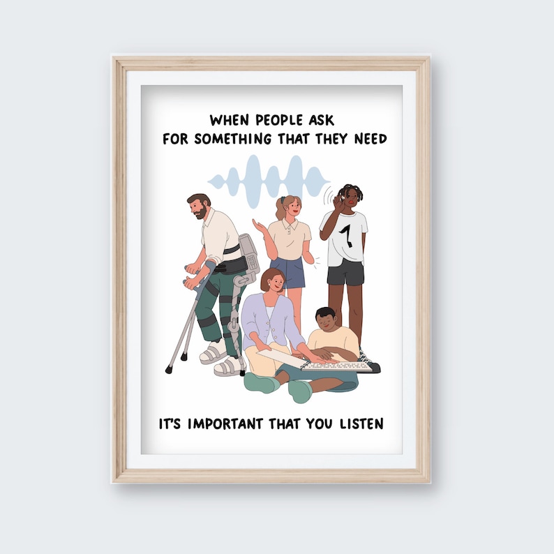 Inclusion & Diversity Disability Awareness Posters for Office, School ...