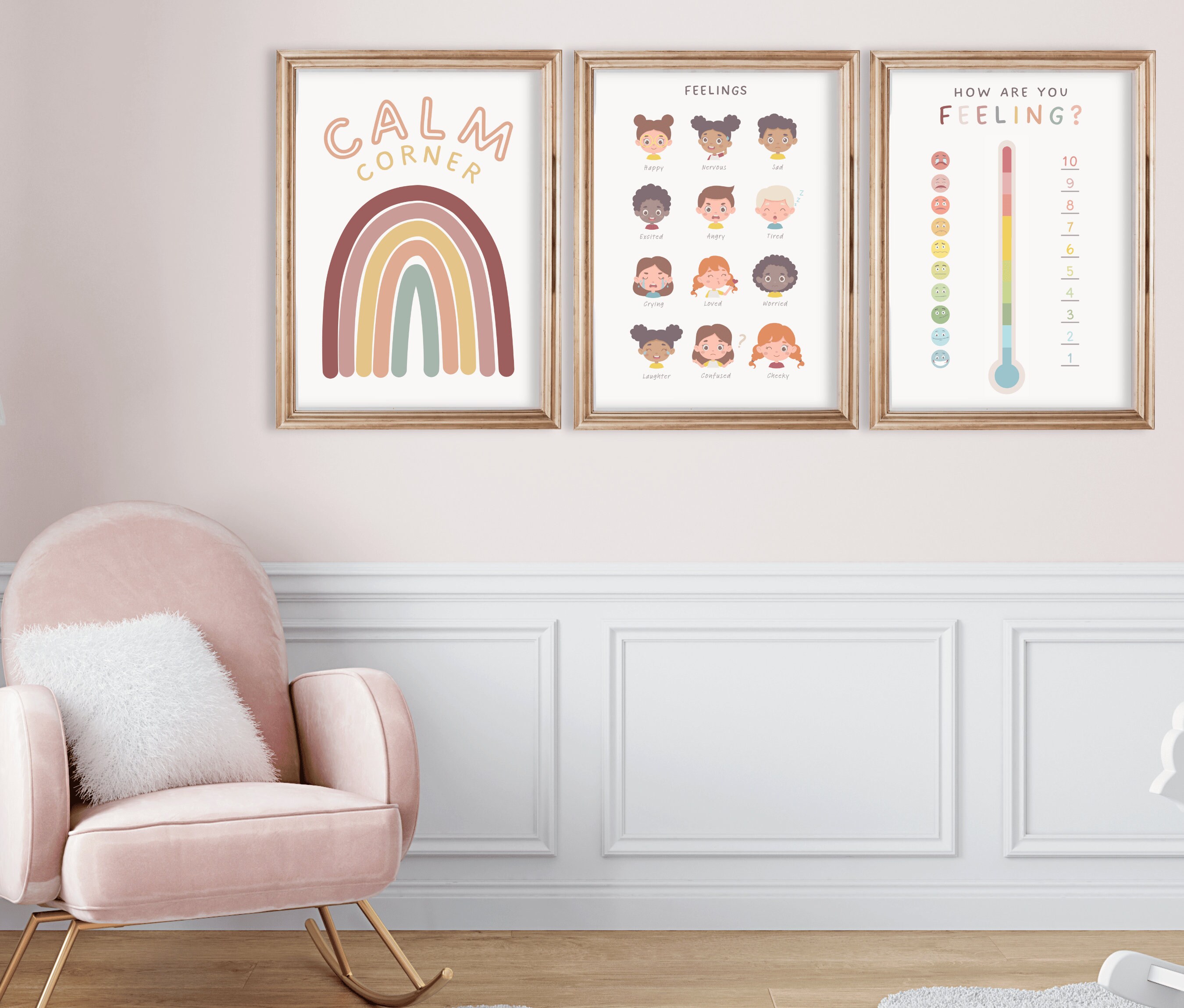 Calming Corner Posters Set of 33, Educational Posters, Kids Calm Corner ...