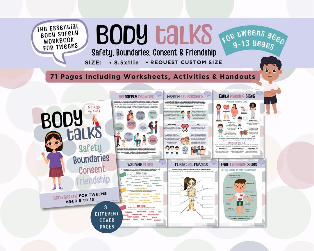Kids Boundaries, Body Safety & Consent body Talks A Comprehensive ...