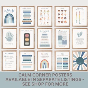 Finger Tracing and Breathing Exercise Calm Down Cards and Posters ...