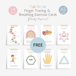 Calm Corner Posters in Rainbow Colors, Therapy Office Decor ...